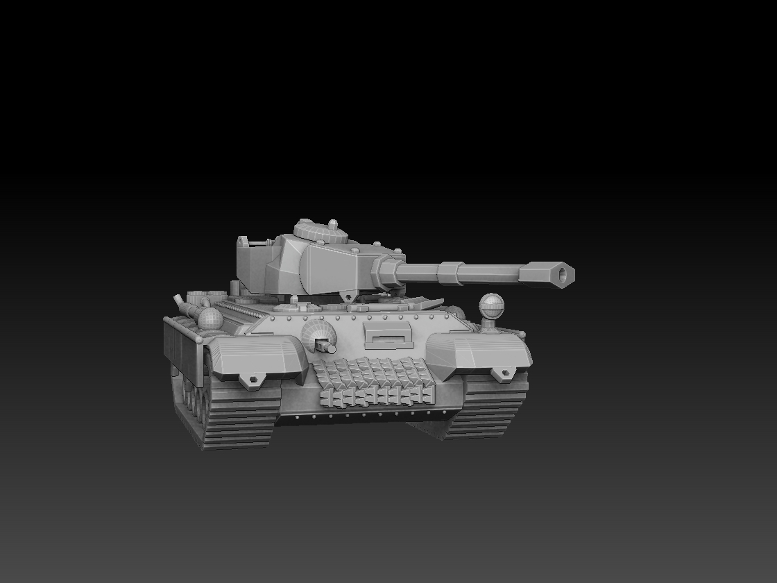 STL file Tank With 2 Turret Variations 🪖・3D printable model to download ...
