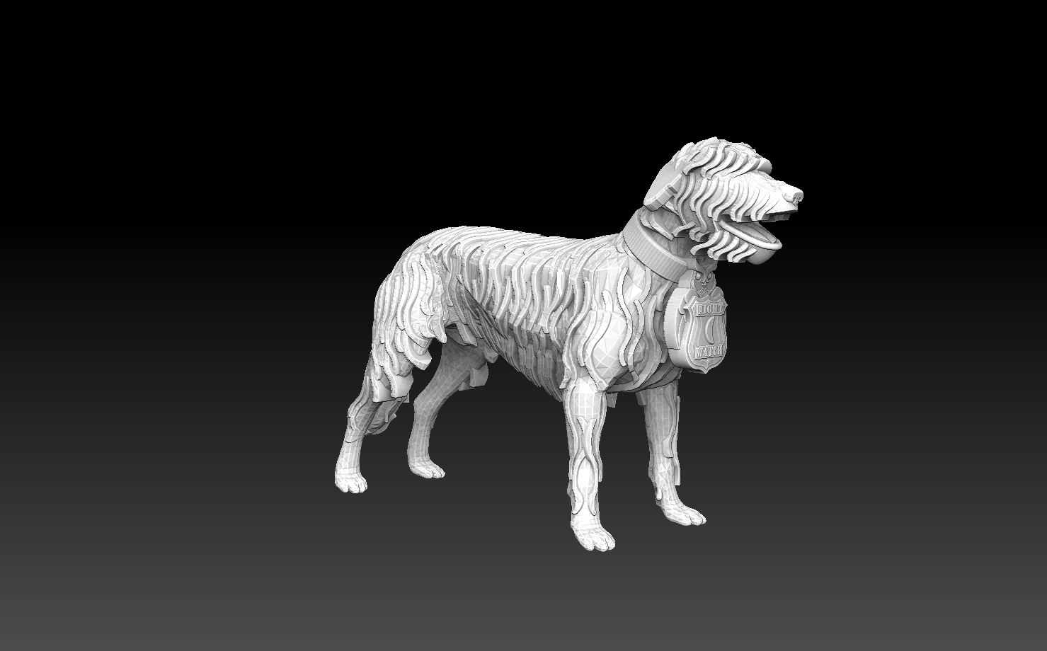 3D file Night Watch Canine Division ⌚・Model to download and 3D print・Cults