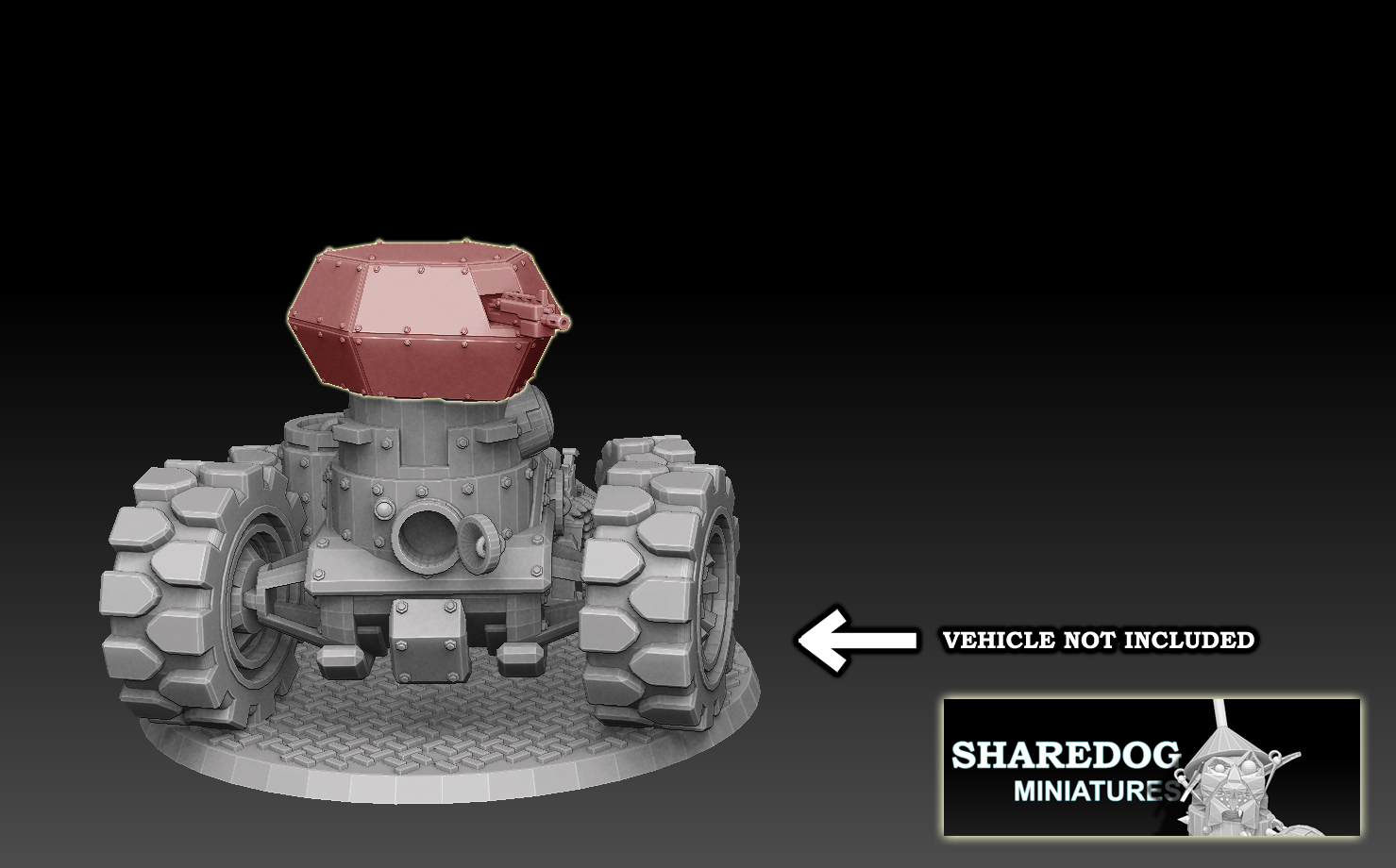 STL file Tank Box Gun Turret・Model to download and 3D print・Cults