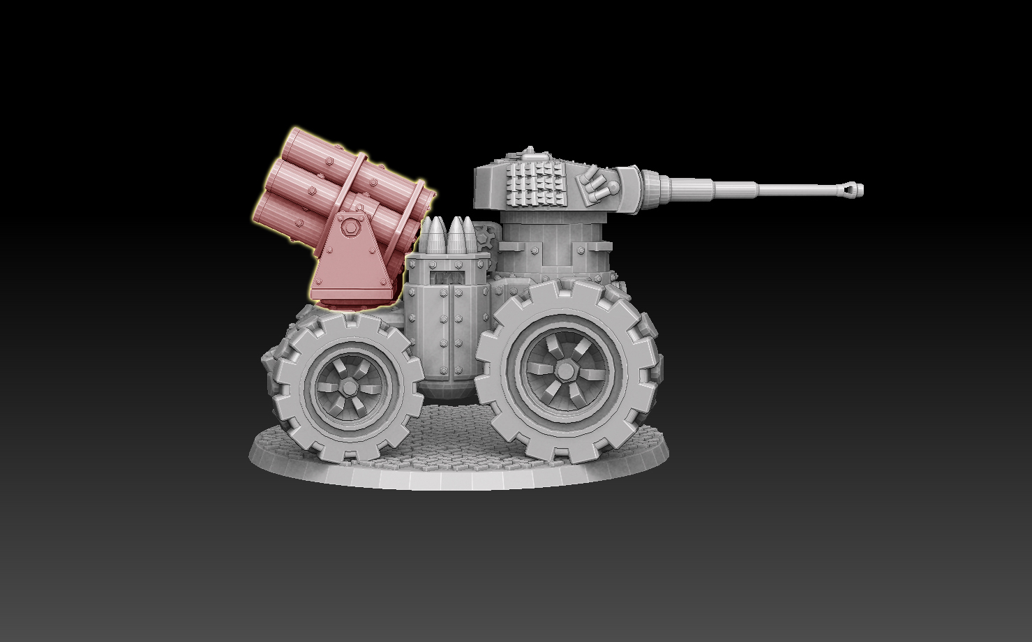 STL file Panzer Buggy Rocket Mortar 🏎️・Model to download and 3D print・Cults