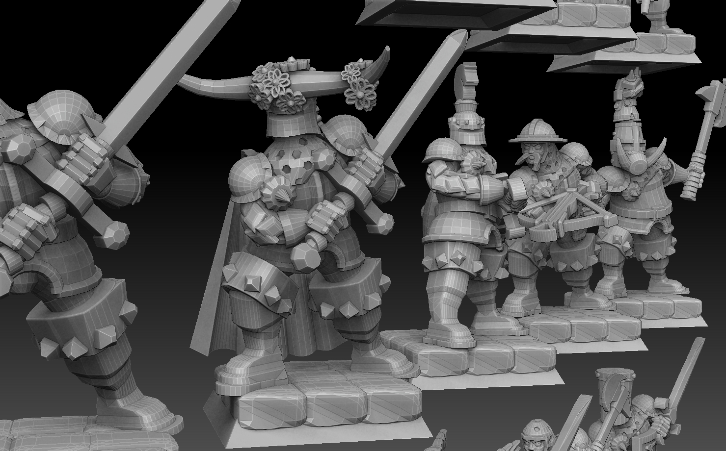 STL file Medieval Knight Megapack ⚔・3D printer design to download・Cults