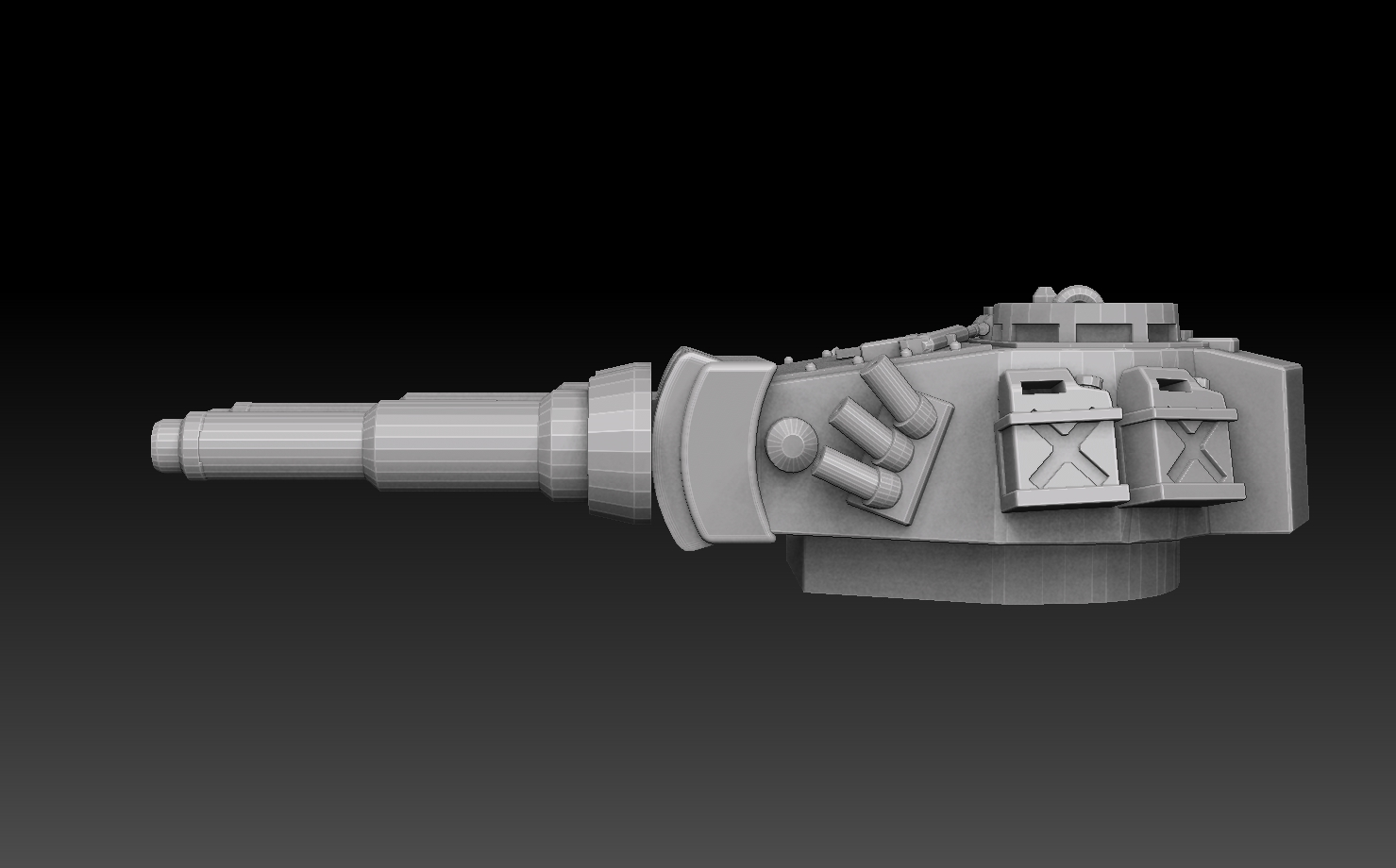 STL file Double Barrelled Tiger Tank Turrets・Template to download and ...