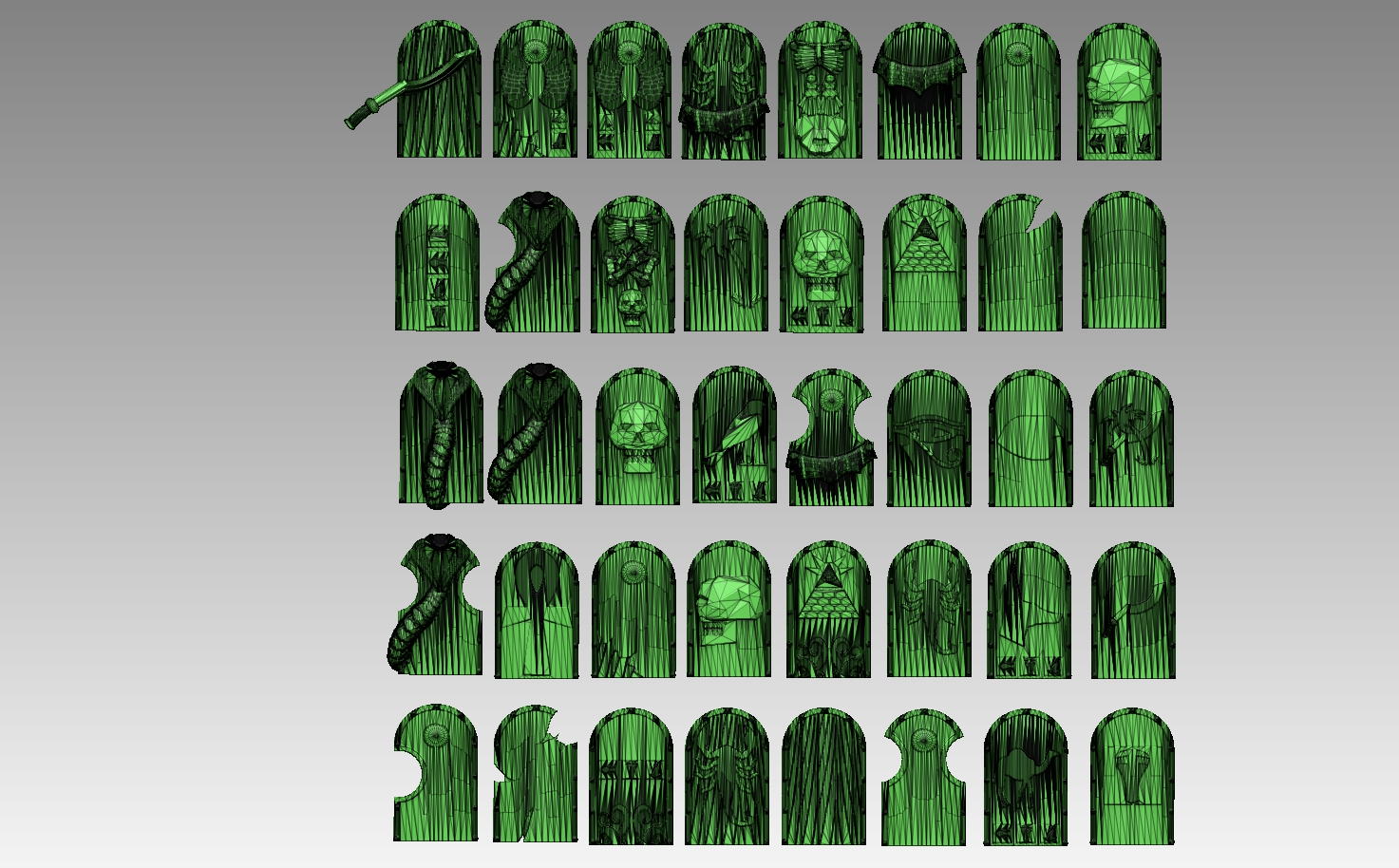Ancient Egyptian Shield Designs