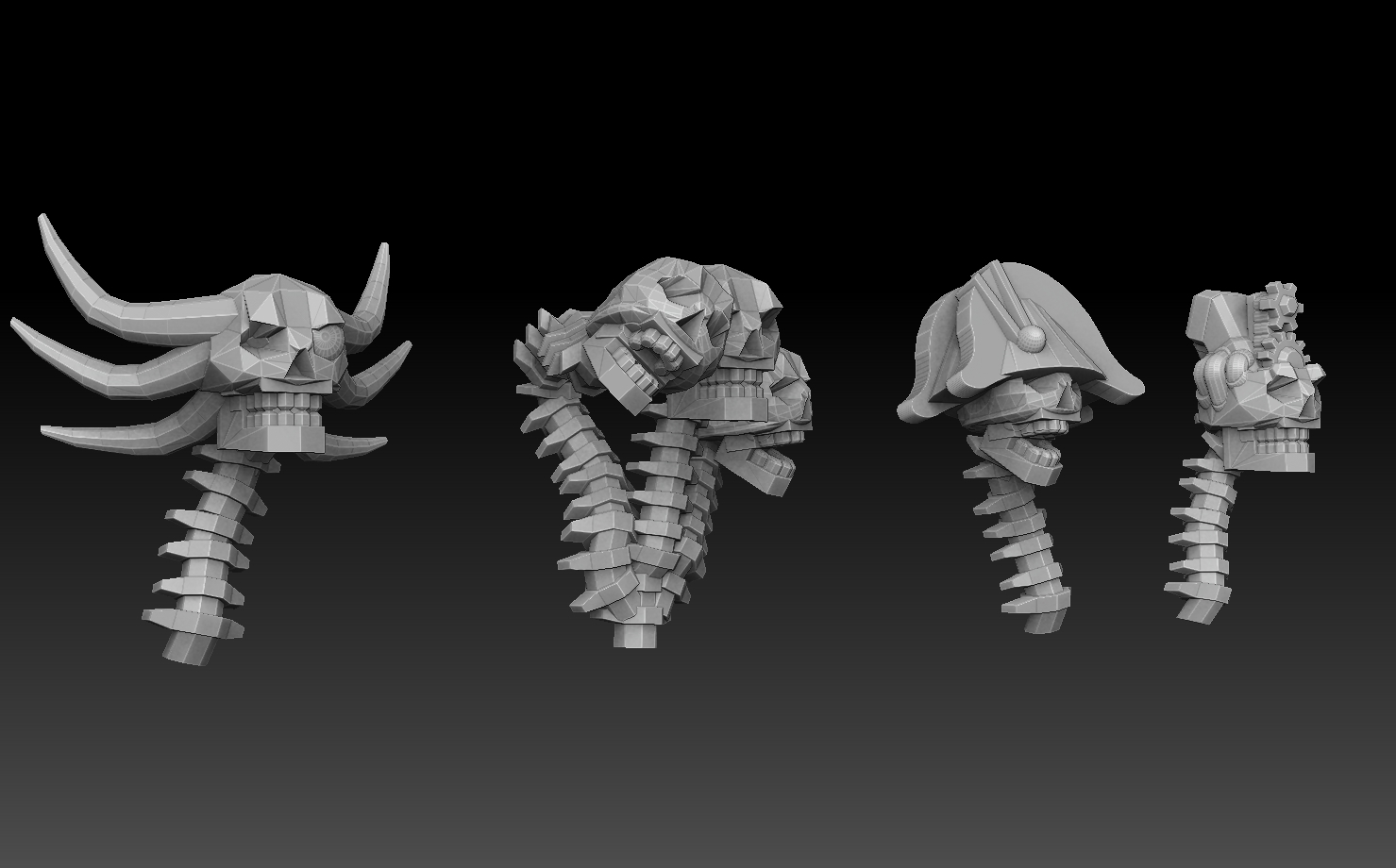 STL file Skulls Megapack ⚔・3D printer model to download・Cults