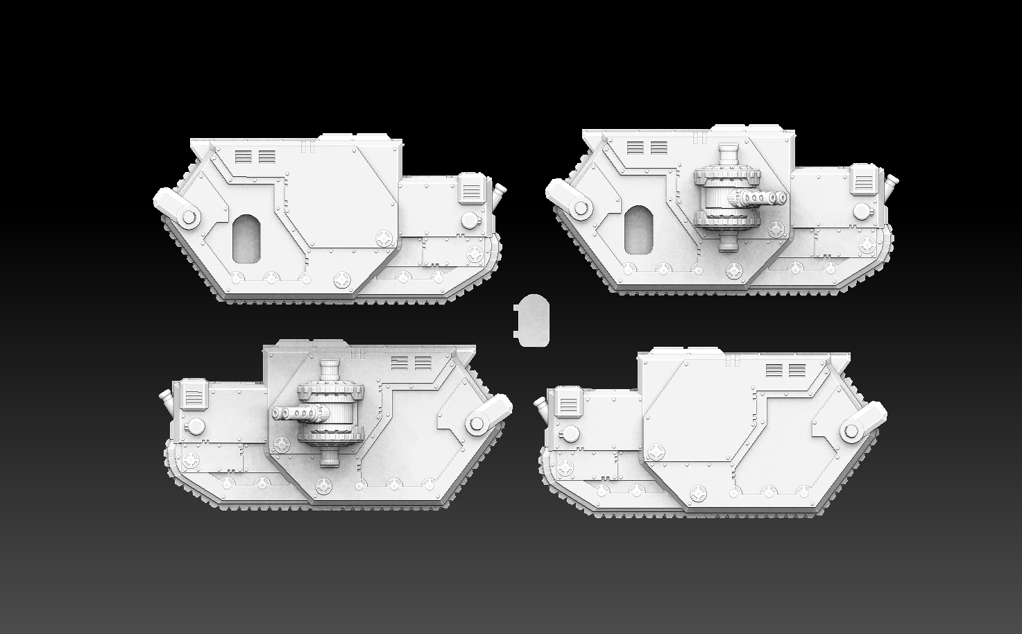 3D file Semi- Rhomboid Tank Tracks・3D printing model to download・Cults