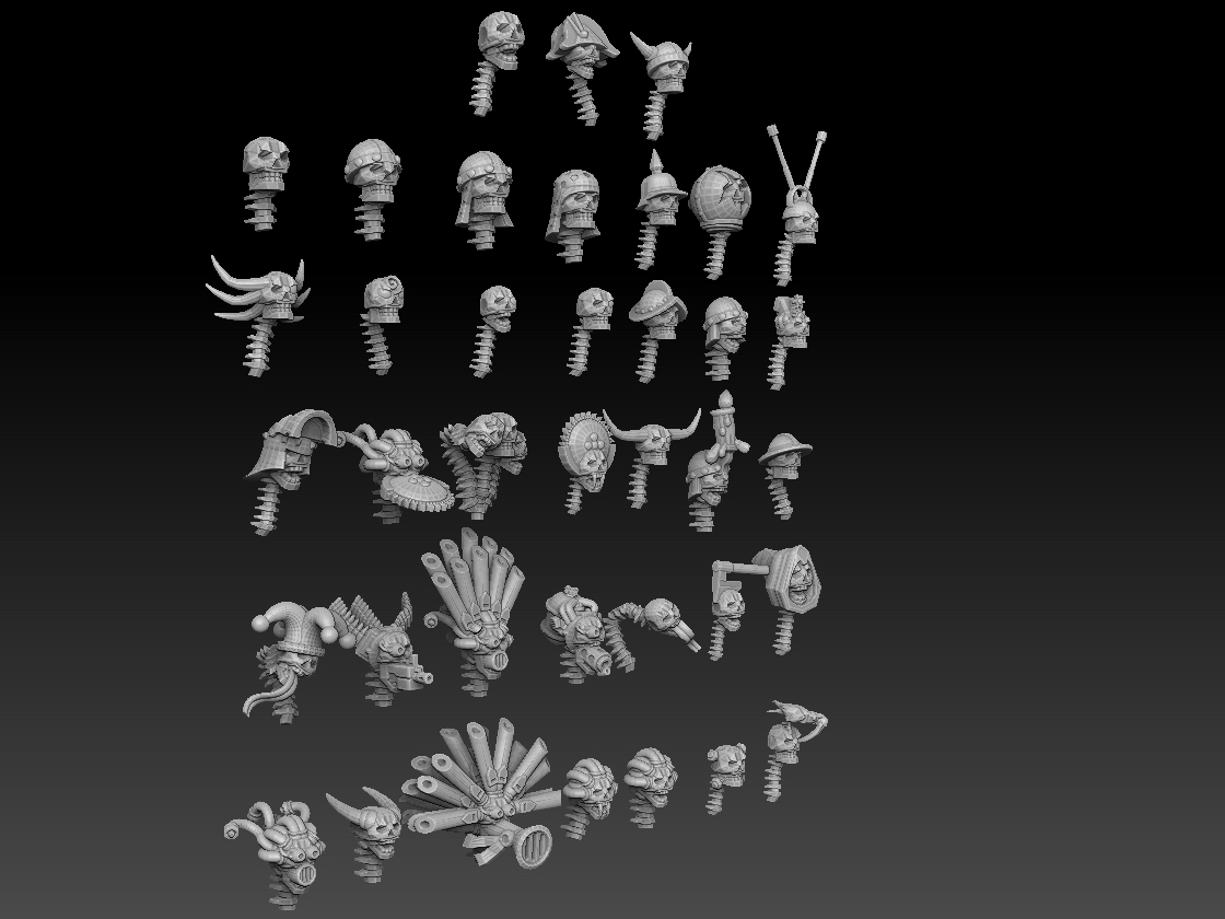 STL file Skulls Megapack ⚔・3D printer model to download・Cults