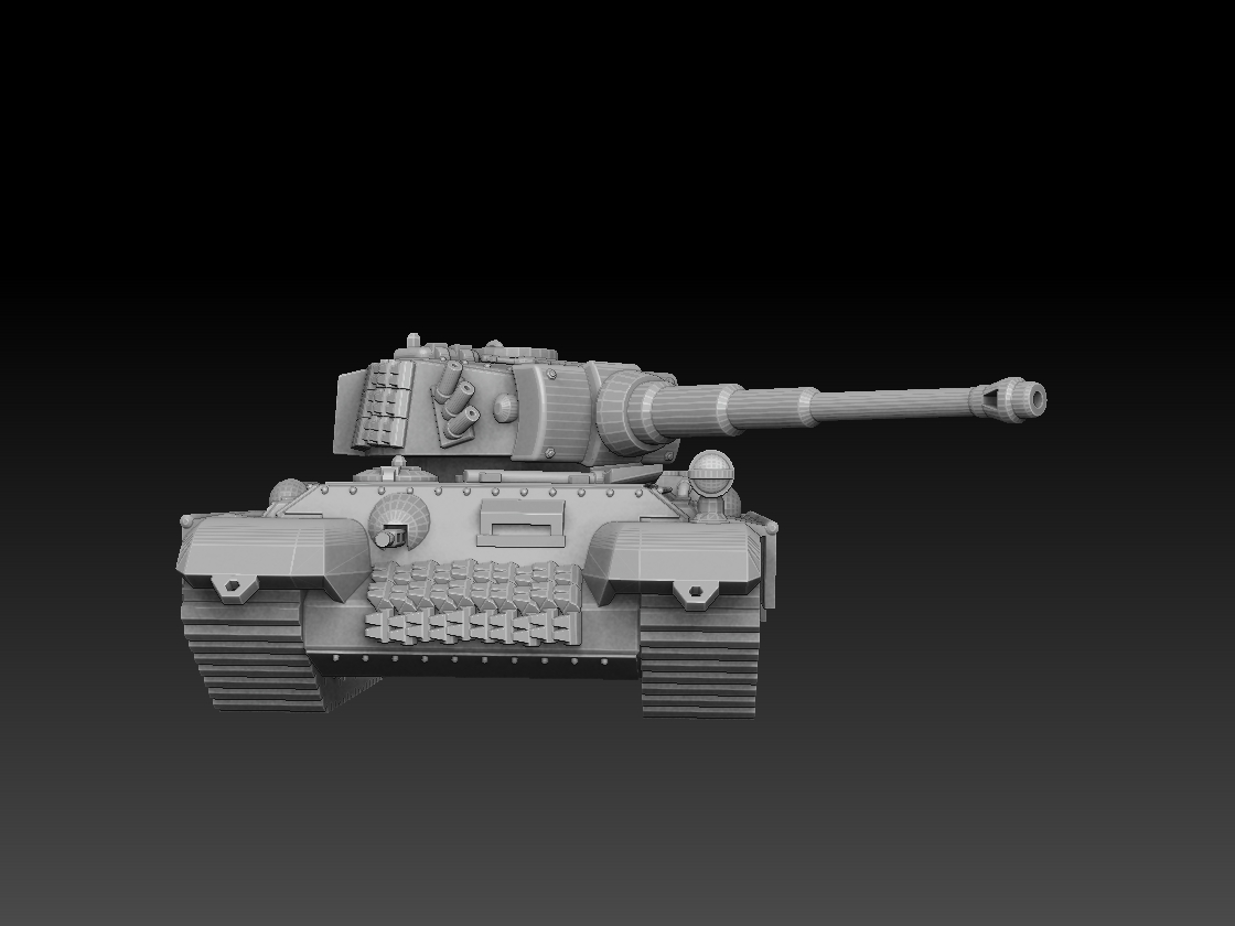 STL file Tank With 2 Turret Variations 🪖・3D printable model to download ...