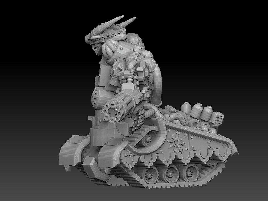 Download STL file Tank Demon • Design to 3D print ・ Cults