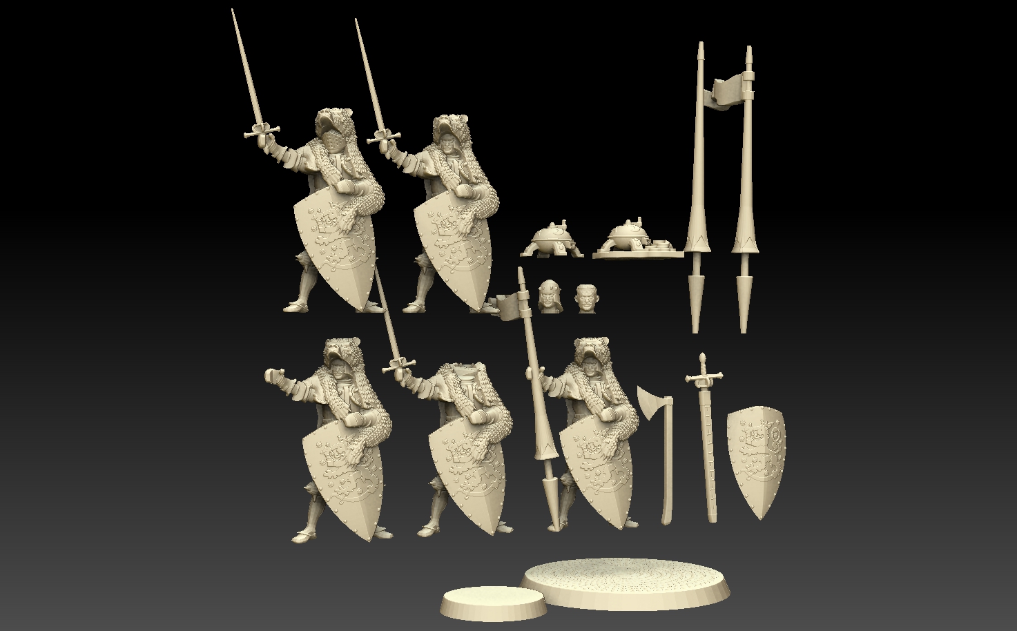 3D file Norse Knight Megapack・3D printing idea to download・Cults