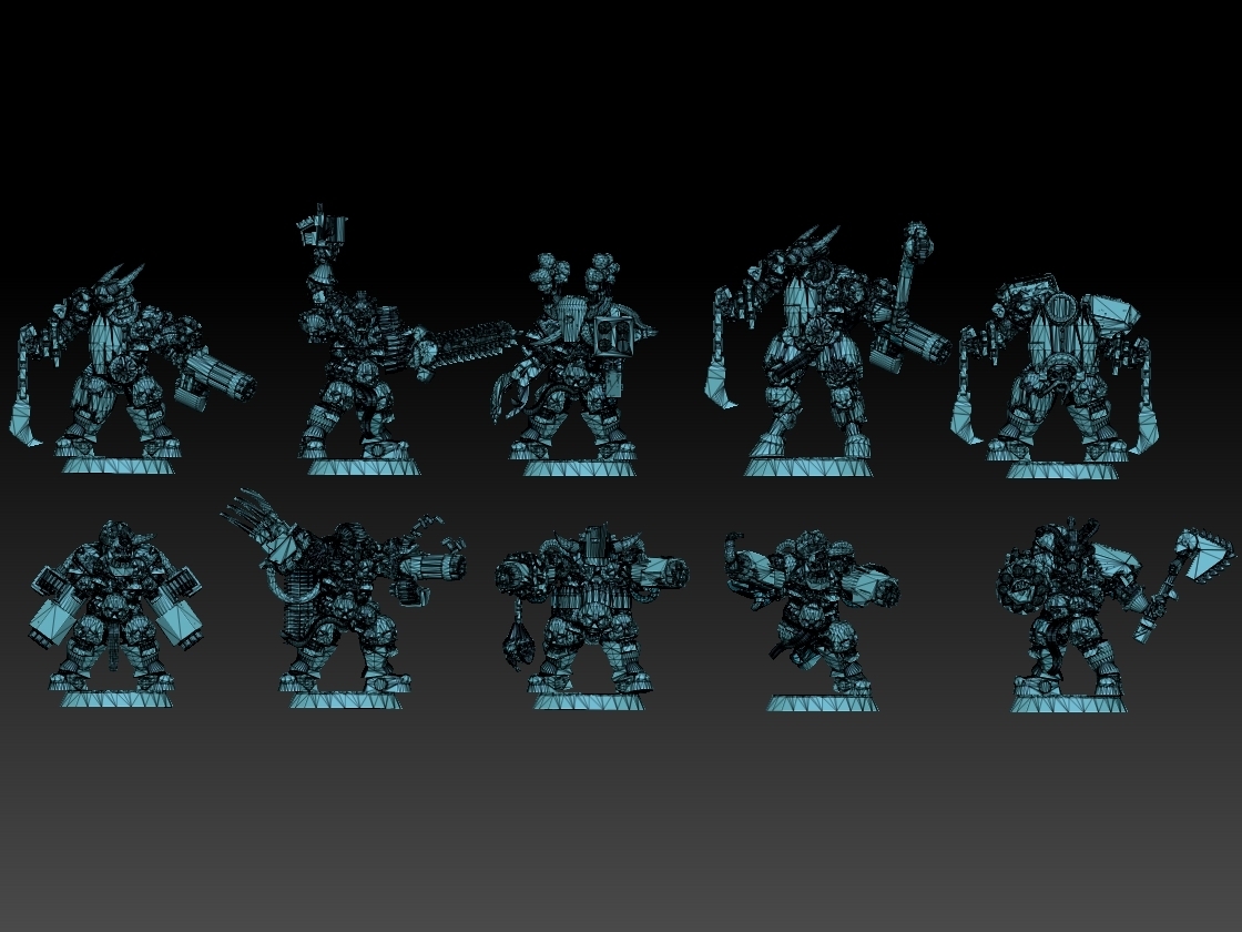 Download STL file Destroyer Megapack • 3D printer design ・ Cults