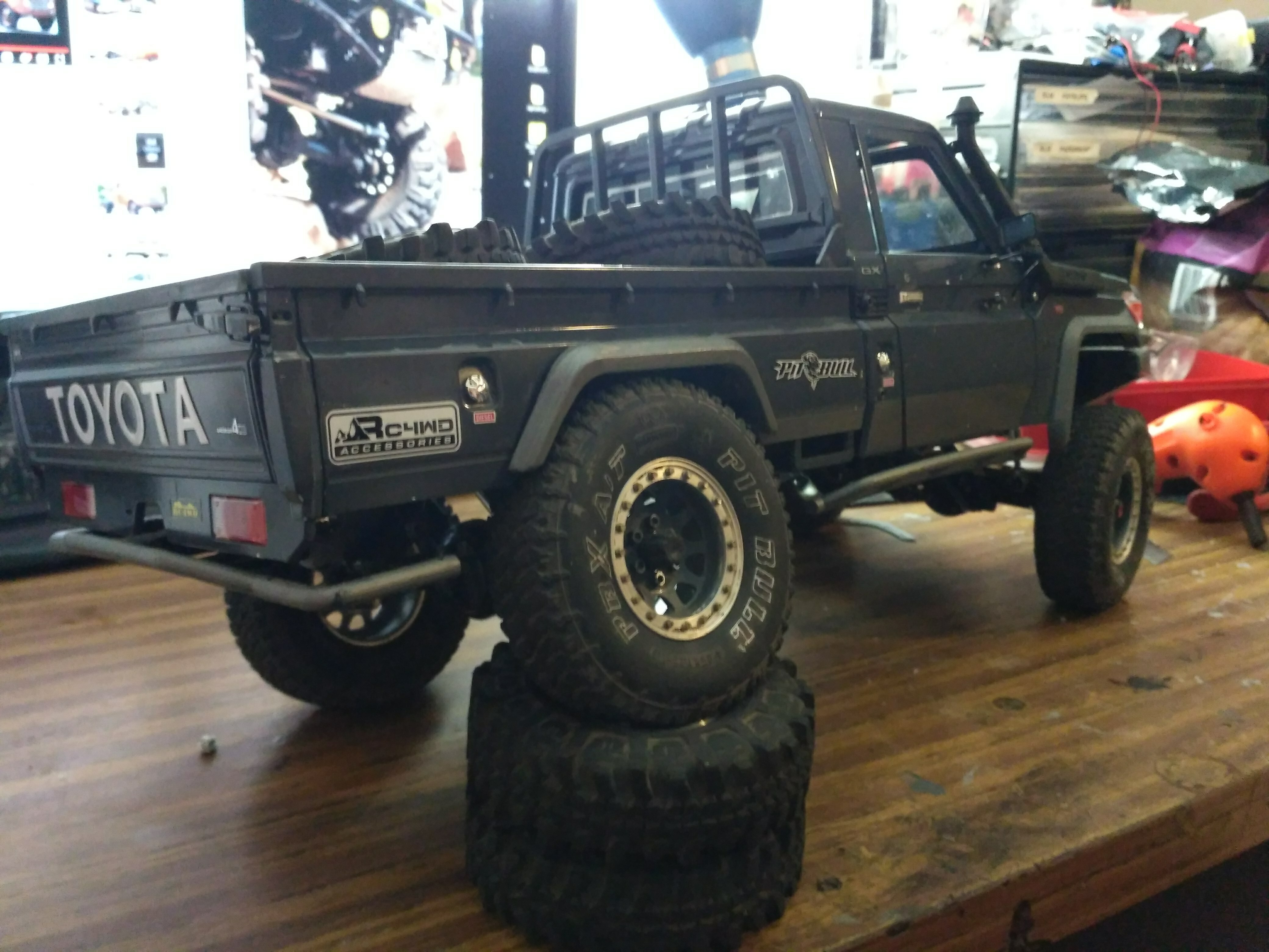 STL file killerbody lc70 rear body wheel arch flares 🛞・Model to ...