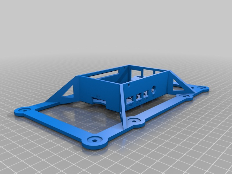 Free 3D file Raspberry Pi 4 Case with 100mm x 200mm VESA mount 🔌・3D ...