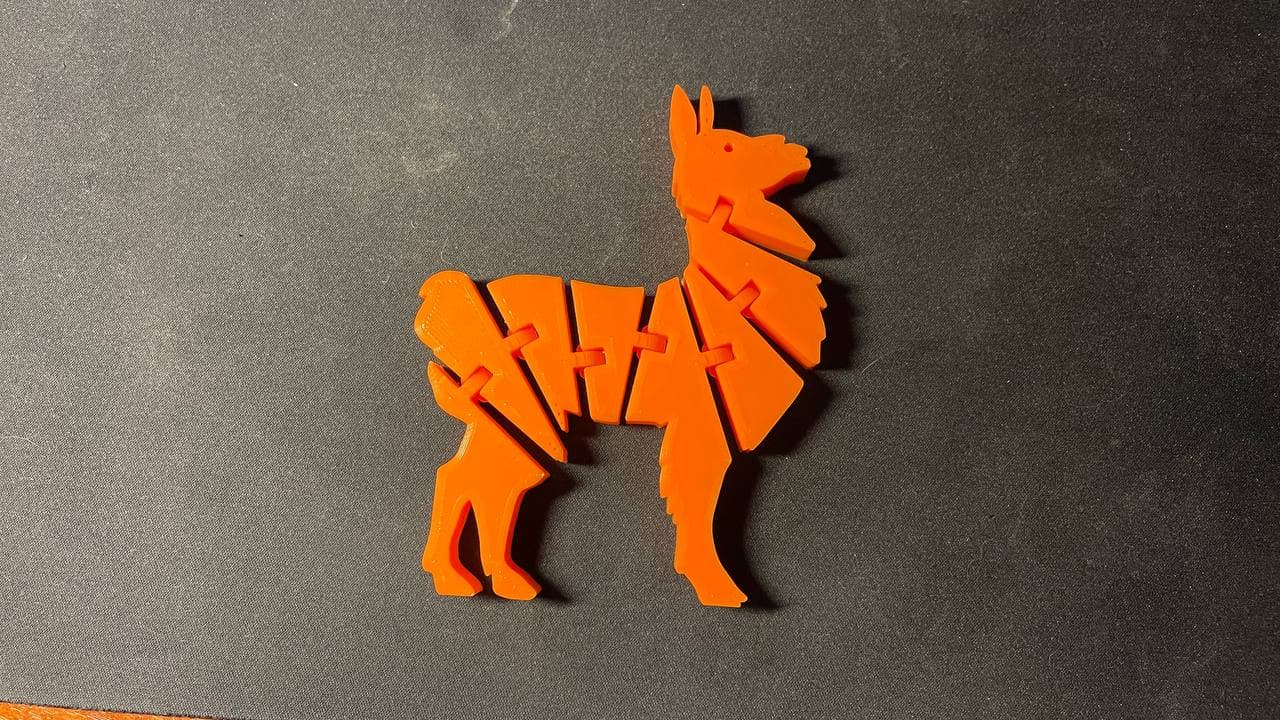 3D printing Flexi Articulated Lama • made with Flyingbear Ghost 4S・Cults