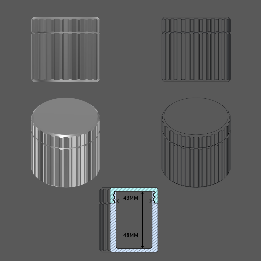 Free 3D file Multipurpose Threaded Container・Design to download and 3D ...