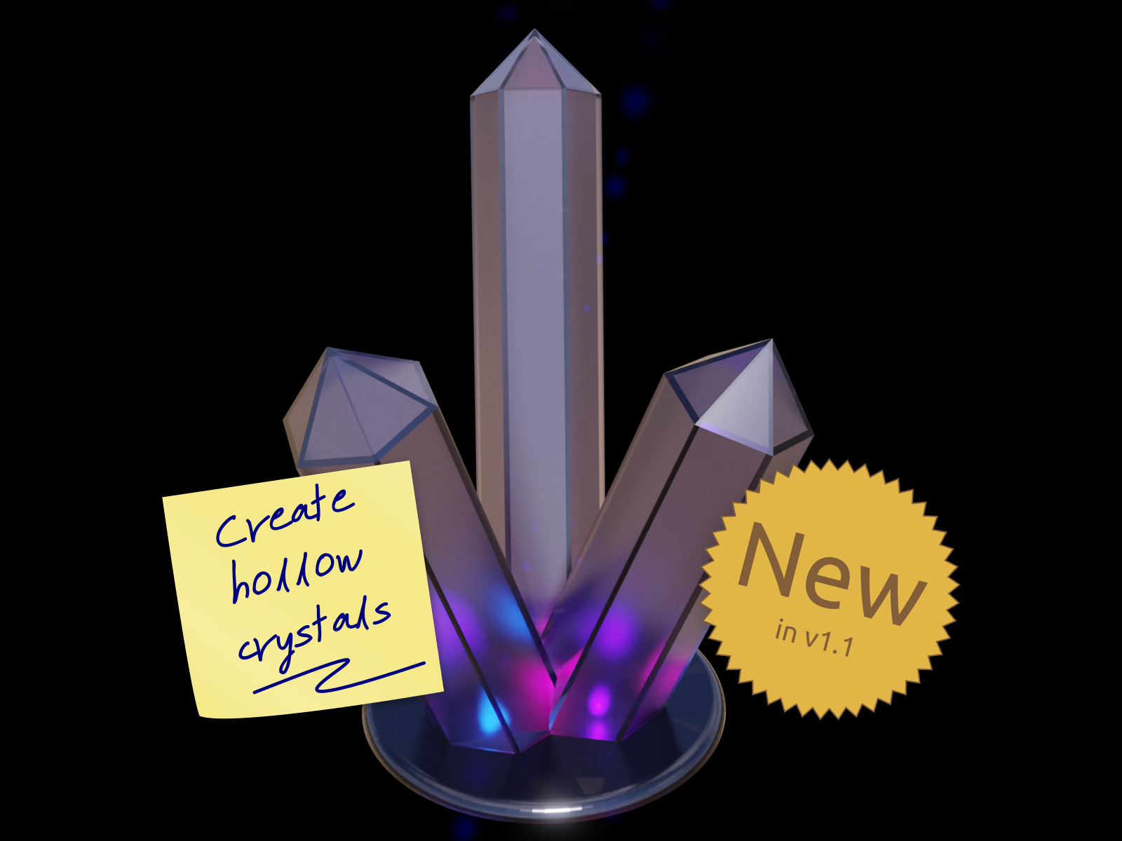 Free STL file Crystal Generator 🔮・3D printable model to download・Cults