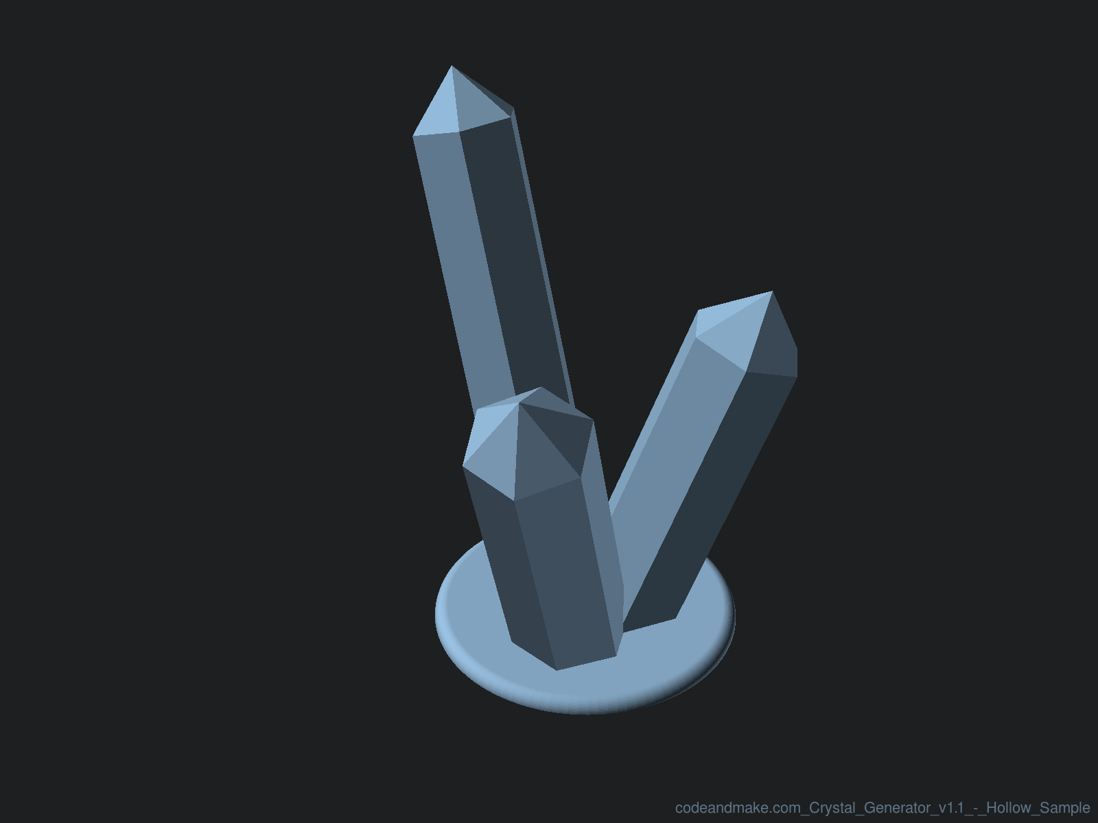 Free STL file Crystal Generator 🔮・3D printable model to download・Cults