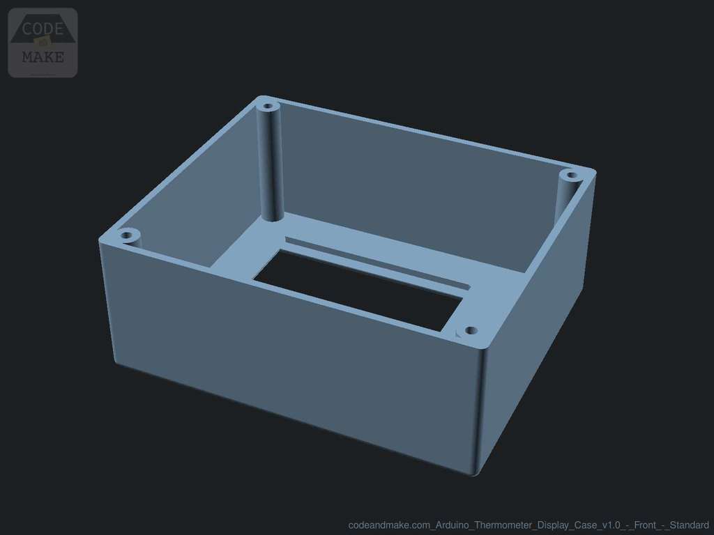 Free Stl File Arduino Thermometer Display 🌡️・3d Print Design To