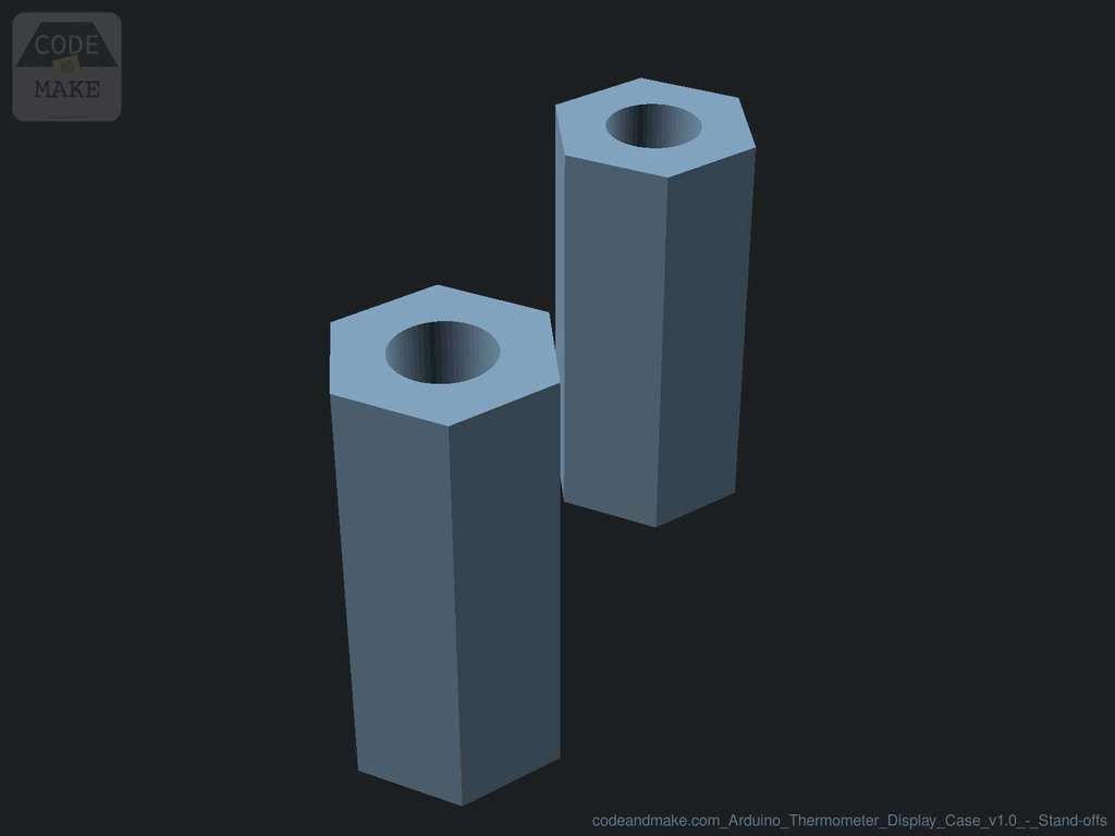 Free Stl File Arduino Thermometer Display 🌡️・3d Print Design To