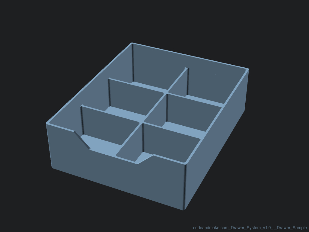 Free STL file Fully Customizable Drawer System 🪑・3D printing template ...