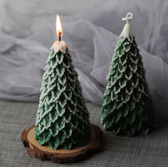 3D file Christmas tree candles 🎄・3D printer design to download・Cults