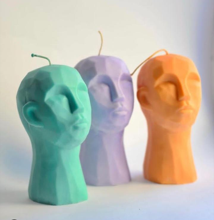 3D file A man's face candle・3D printable model to download・Cults