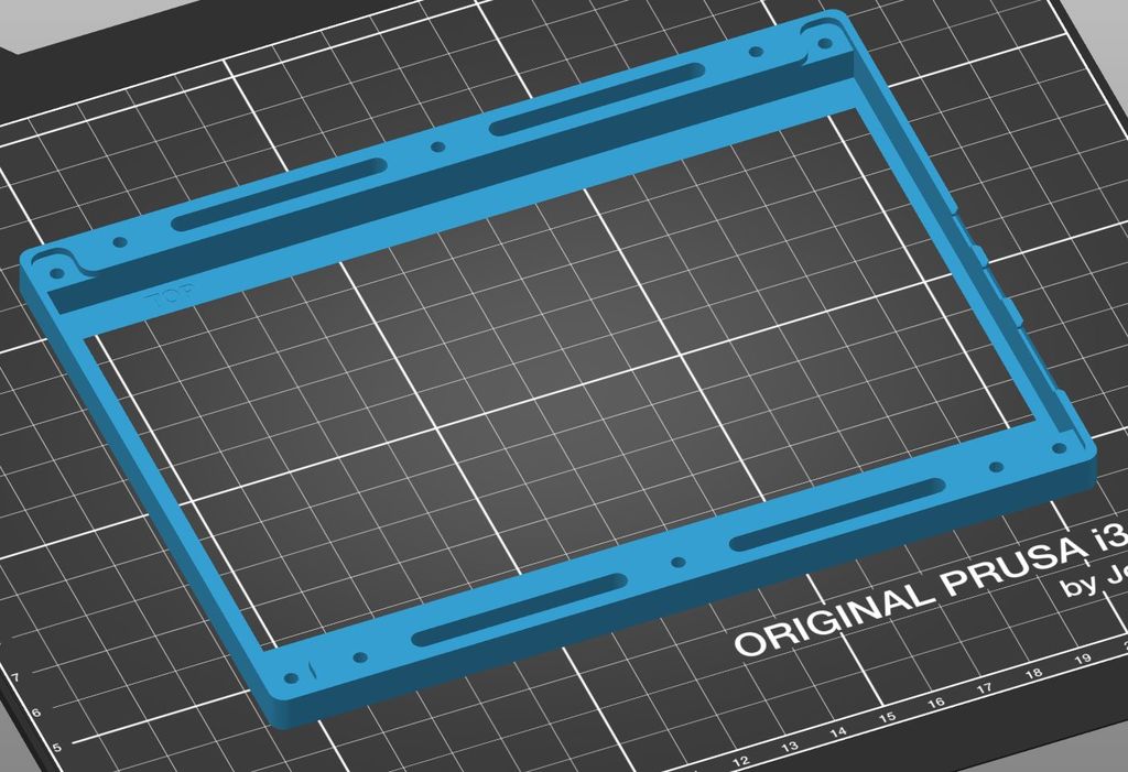 Free 3D file 7" Touch Display Frame・3D printer design to download・Cults