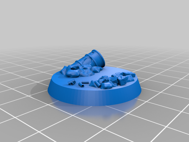 Free STL file 32mm Tabletop Bases (urban Battlefield) 🎲・3D printable ...