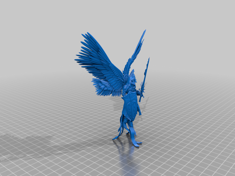 Free STL file Angel Warrior 👼・Design to download and 3D print・Cults