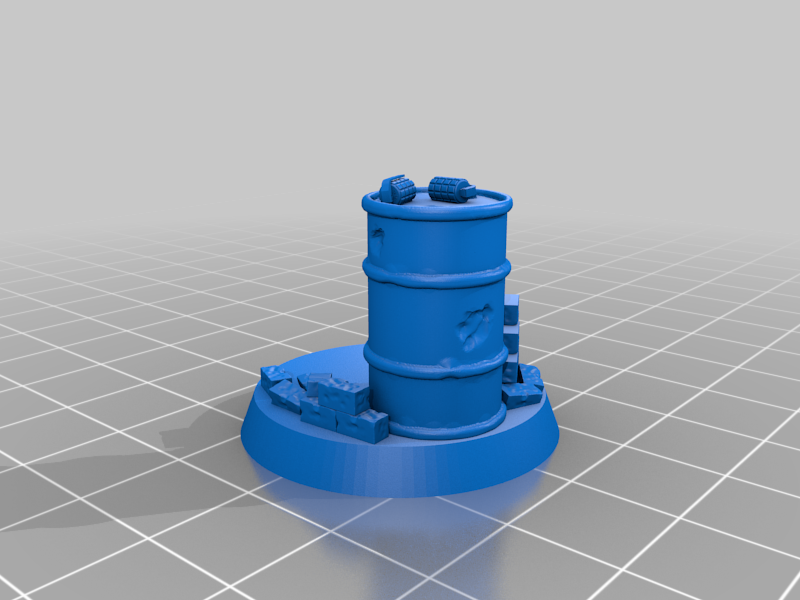Free STL file 32mm Tabletop Bases (urban Battlefield) 🎲・3D printable ...