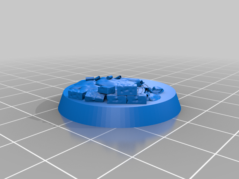 Free STL file 32mm Tabletop Bases (urban Battlefield) 🎲・3D printable ...