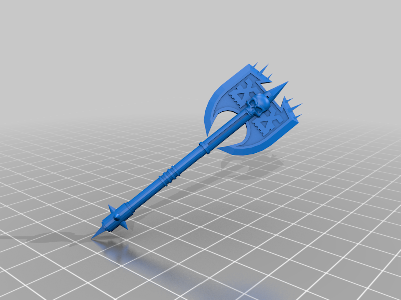 Free STL file Khorne Weapons & Emblems 🔫・3D printer model to download・Cults