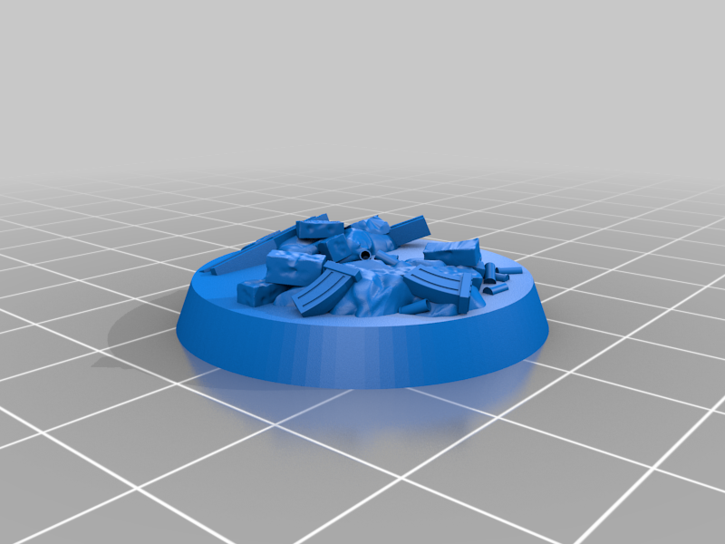 Free STL file 32mm Tabletop Bases (urban Battlefield) 🎲・3D printable ...
