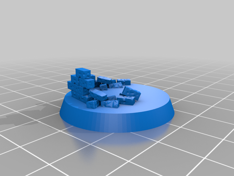 Free STL file 32mm Tabletop Bases (urban Battlefield) 🎲・3D printable ...