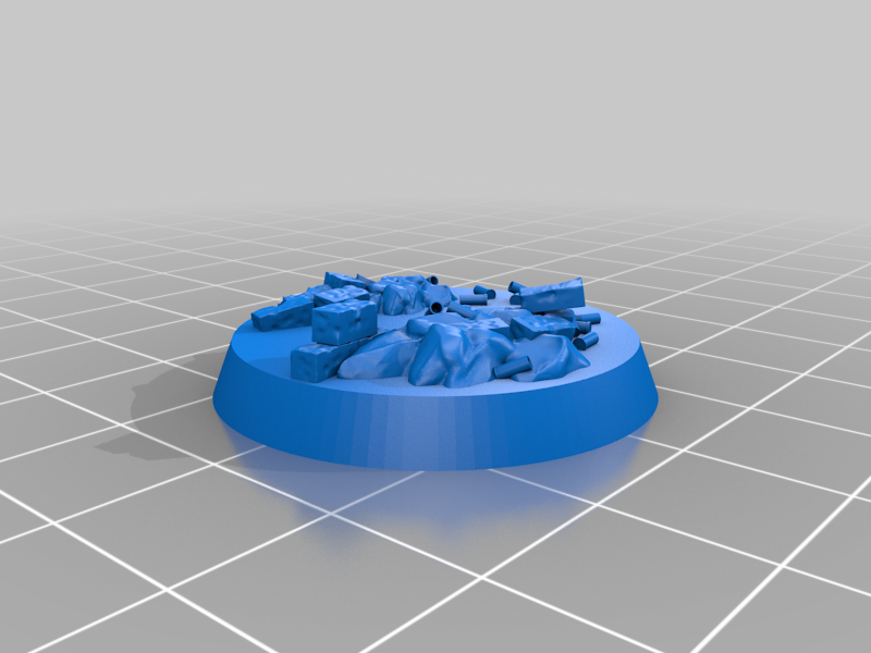 Free STL file 32mm Tabletop Bases (urban Battlefield) 🎲・3D printable ...