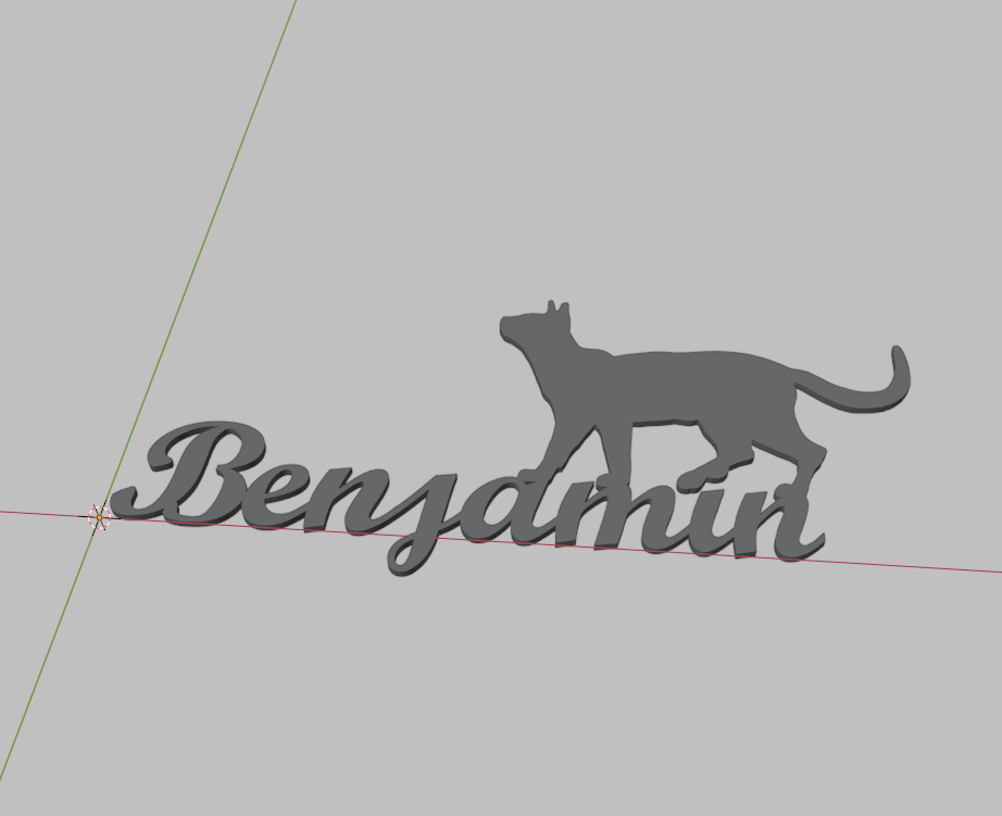 STL file wall or door decoration - Benjamin chat 🚪・3D printable model ...