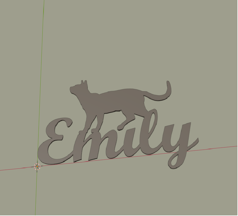 STL file wall or door decoration - Emily chat・3D print design to ...