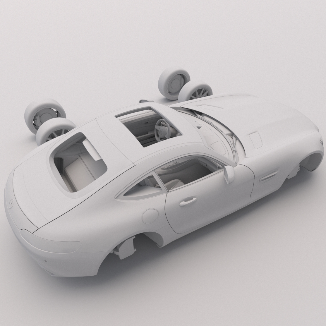 3D-Datei Mercedes Benz AMG GT PRINTABLE Car 3D Digital STL File ...