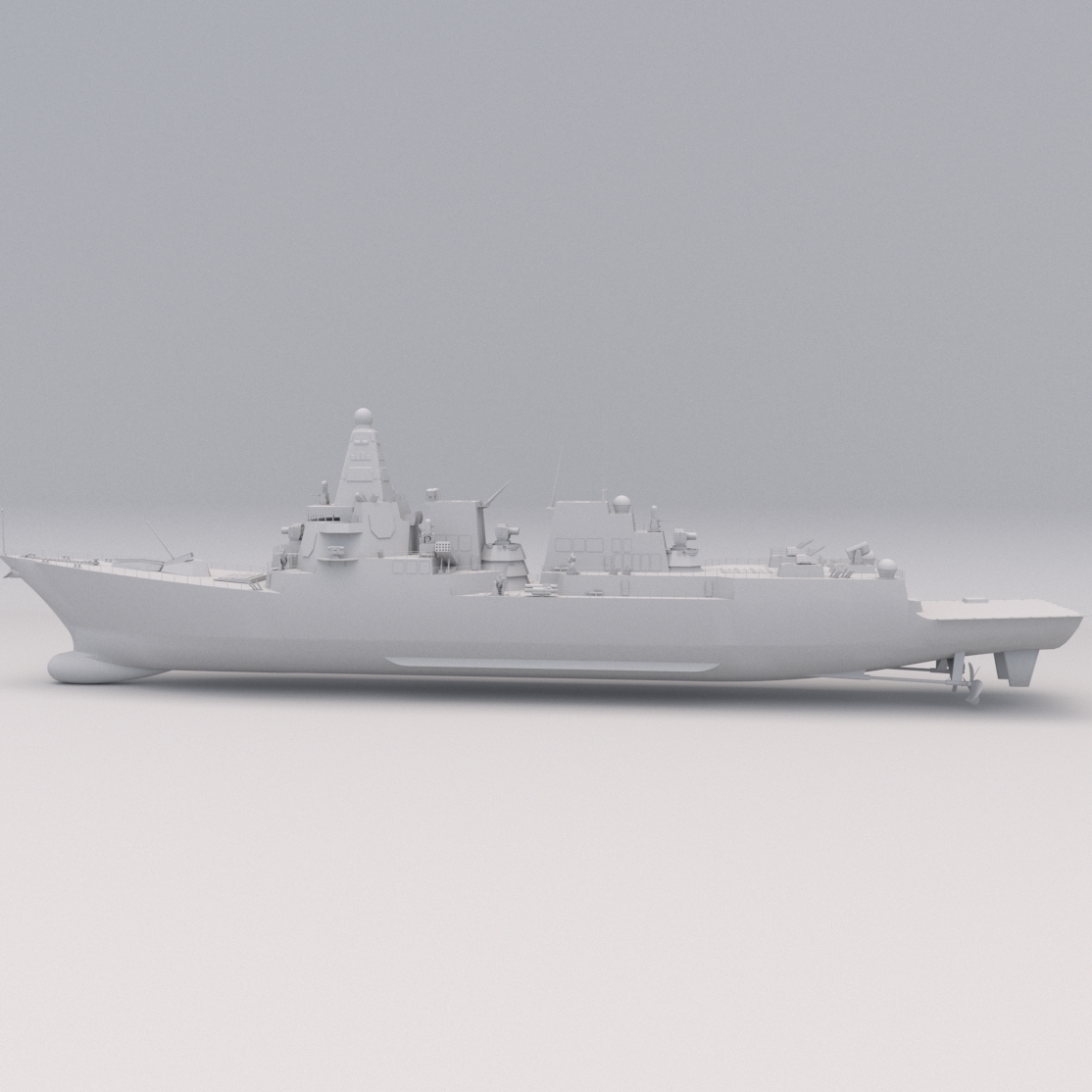 Free 3D file Navy Destroyer Ship PRINTABLE Vehicle 3D Digital STL File ...