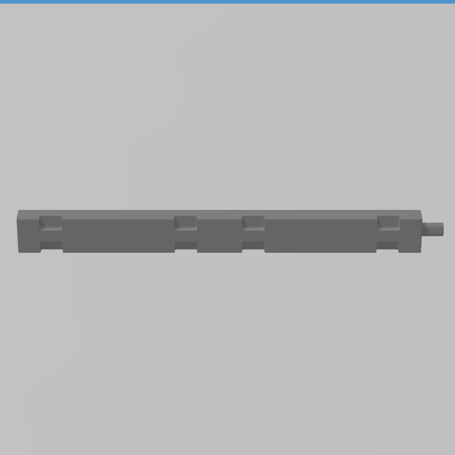 STL file CONCRETE LEVEL CROSSING PANELS 7MM SCALE O GAUGE MODEL RAILWAY ...