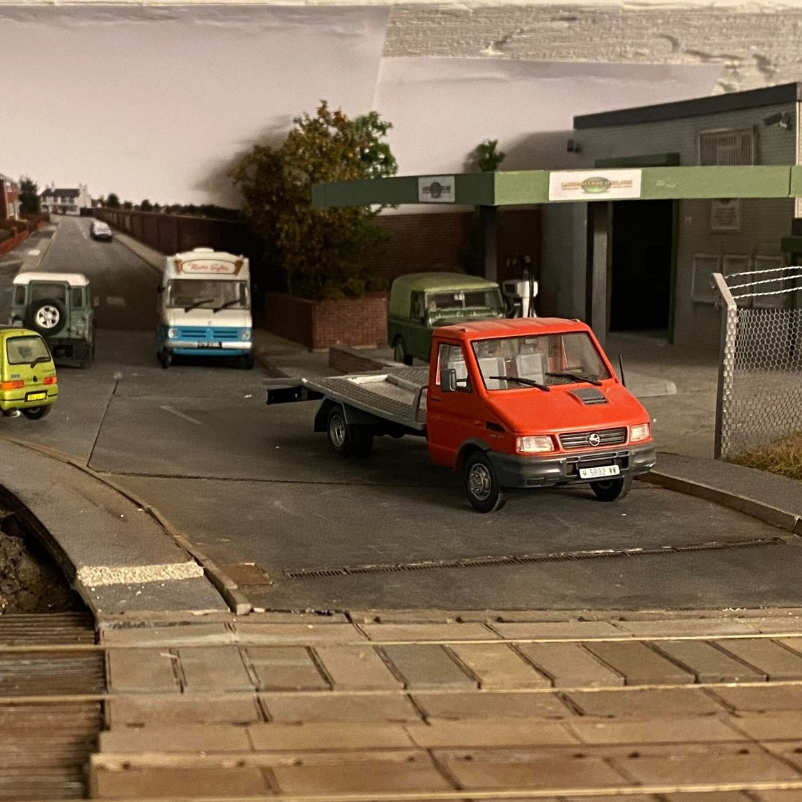 STL file CONCRETE LEVEL CROSSING PANELS 7MM SCALE O GAUGE MODEL RAILWAY ...