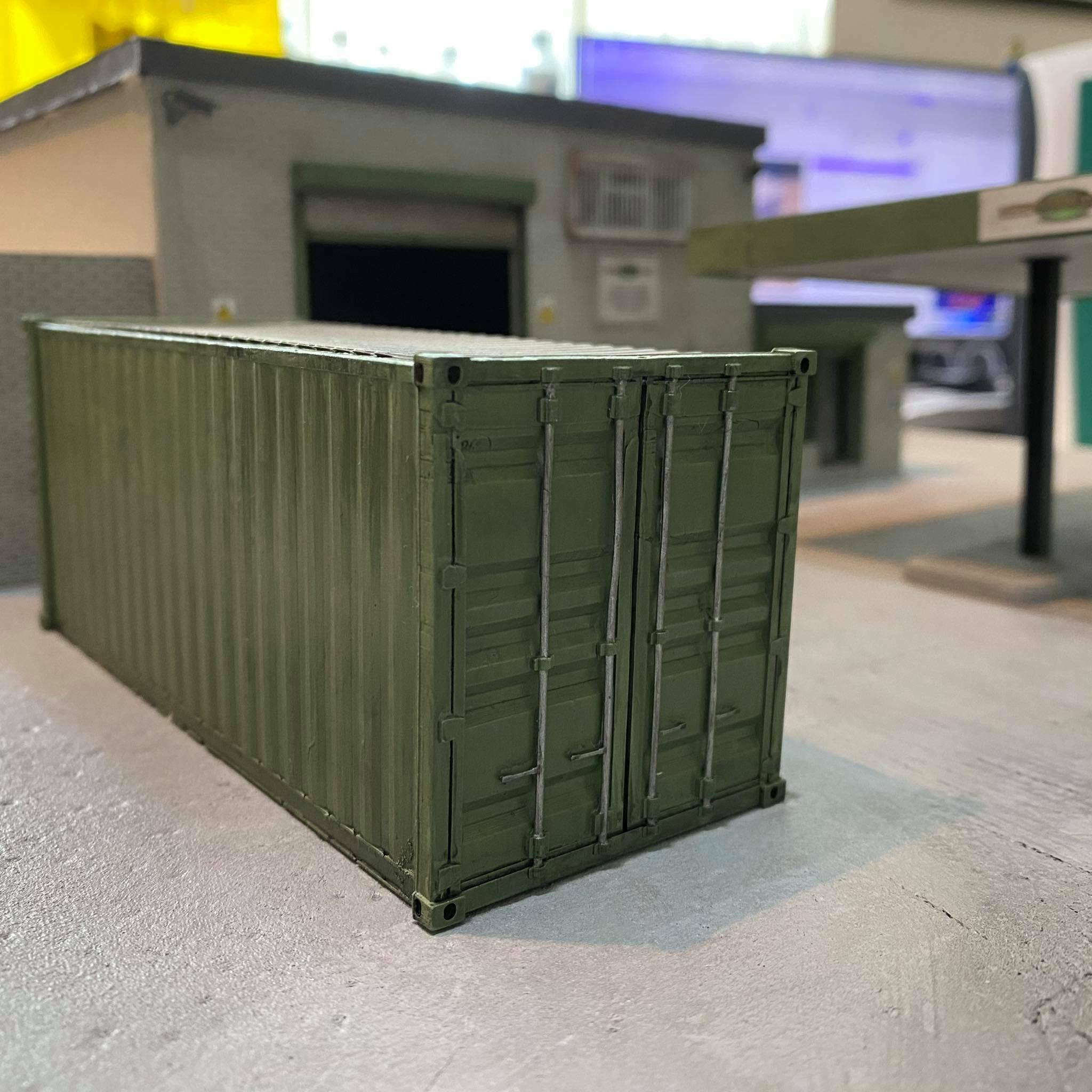 STL file 20FT SHIPPING CONTAINER 7MM SCALE O GAUGE MODEL RAILWAY 🛤️・3D ...