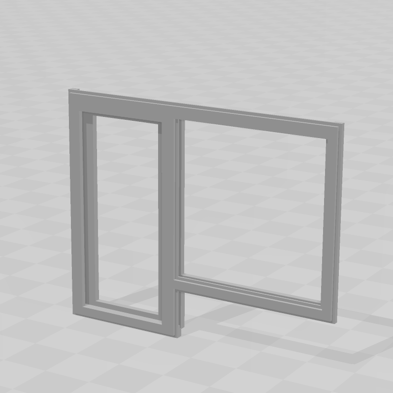 STL file SHOP DOOR & WINDOW 7MM SCALE O GAUGE MODEL RAILWAY・Model to ...