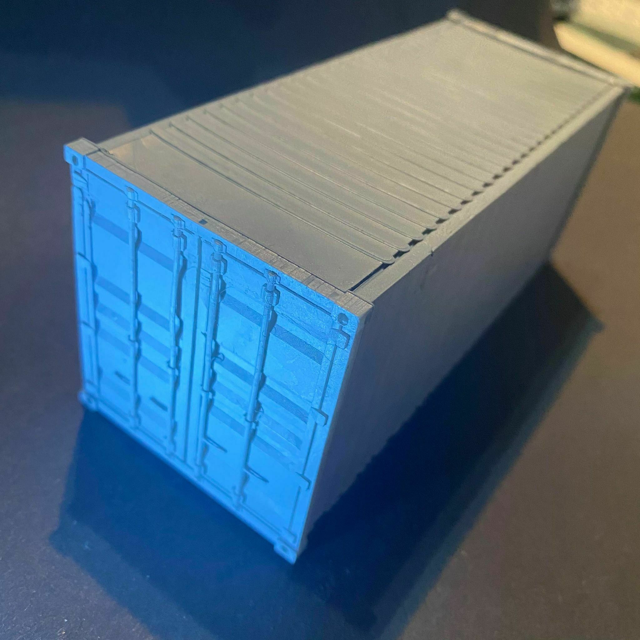 STL file 20FT SHIPPING CONTAINER 7MM SCALE O GAUGE MODEL RAILWAY 🛤️・3D ...