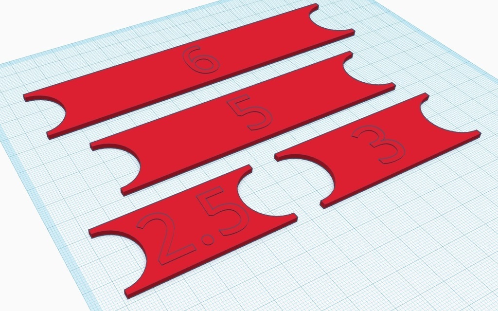 Free 3D file Wargame Movement Templates for 25mm Bases・3D print design ...