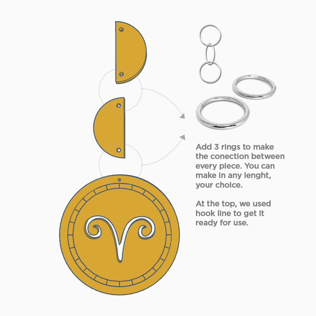 STL file ZODIAC MOBILE・3D printable model to download・Cults