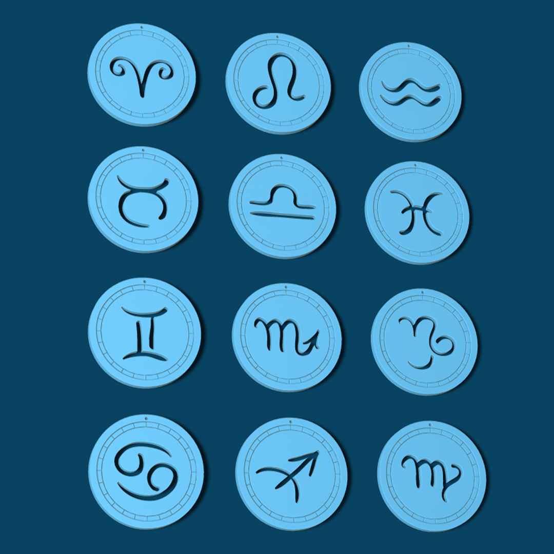 STL file ZODIAC MOBILE・3D printable model to download・Cults