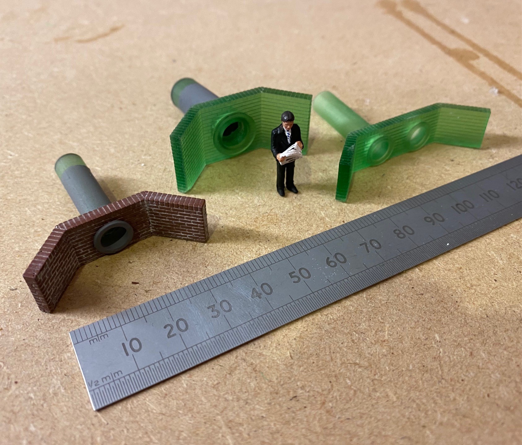 STL file Model Railway Brick Pipe Culverts 🛤️・3D printable design to ...