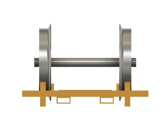 STL file Model Railway - Wheelset Cradles 🛤️・3D printable model to ...