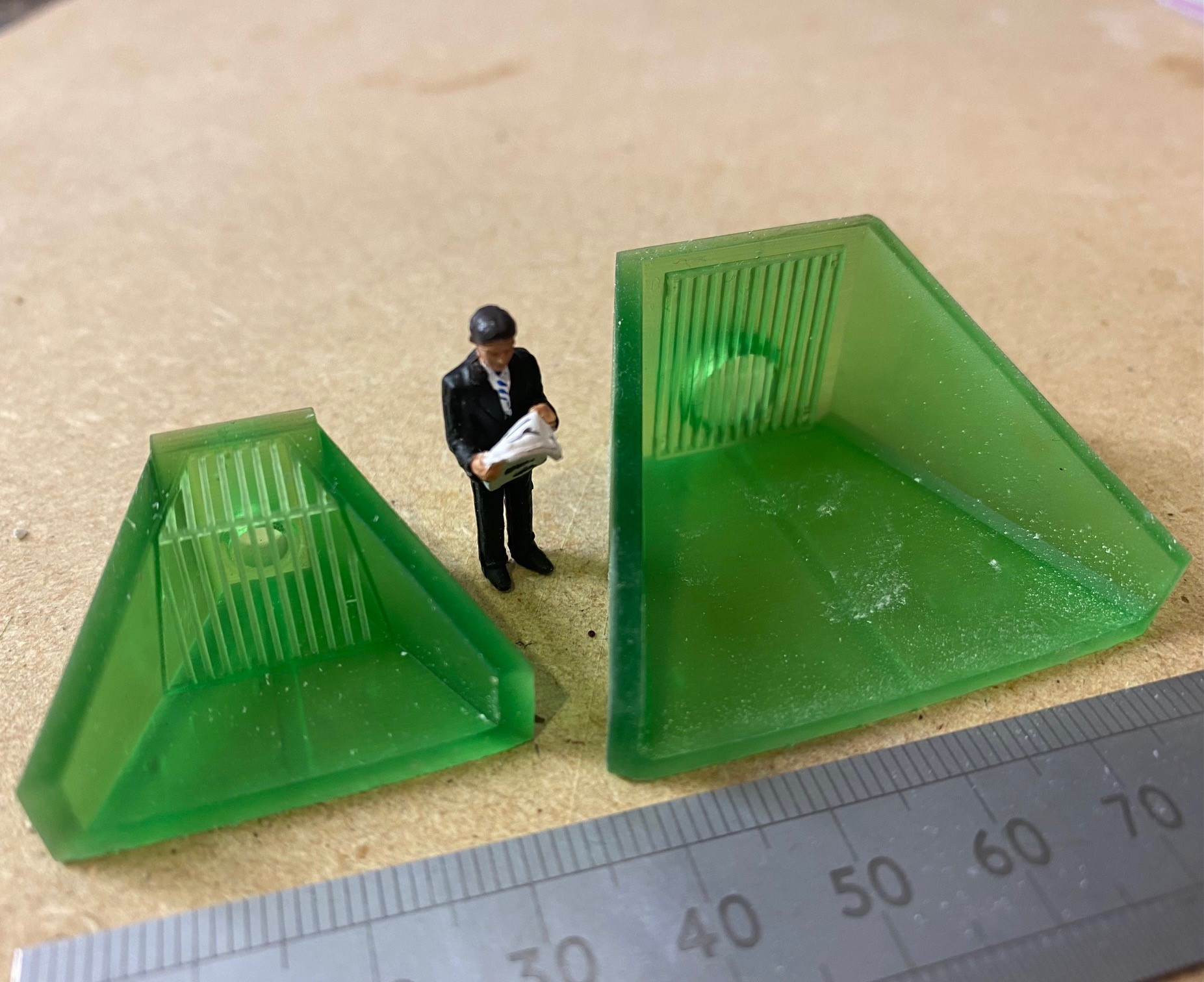STL file Model Railway Reinforced concrete head wall SPILLWAY OUTFALL 🛤 ...
