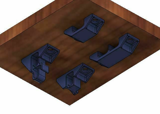 STL file Model Railway Railroad Cable Management Brackets 🛤️・3D print ...